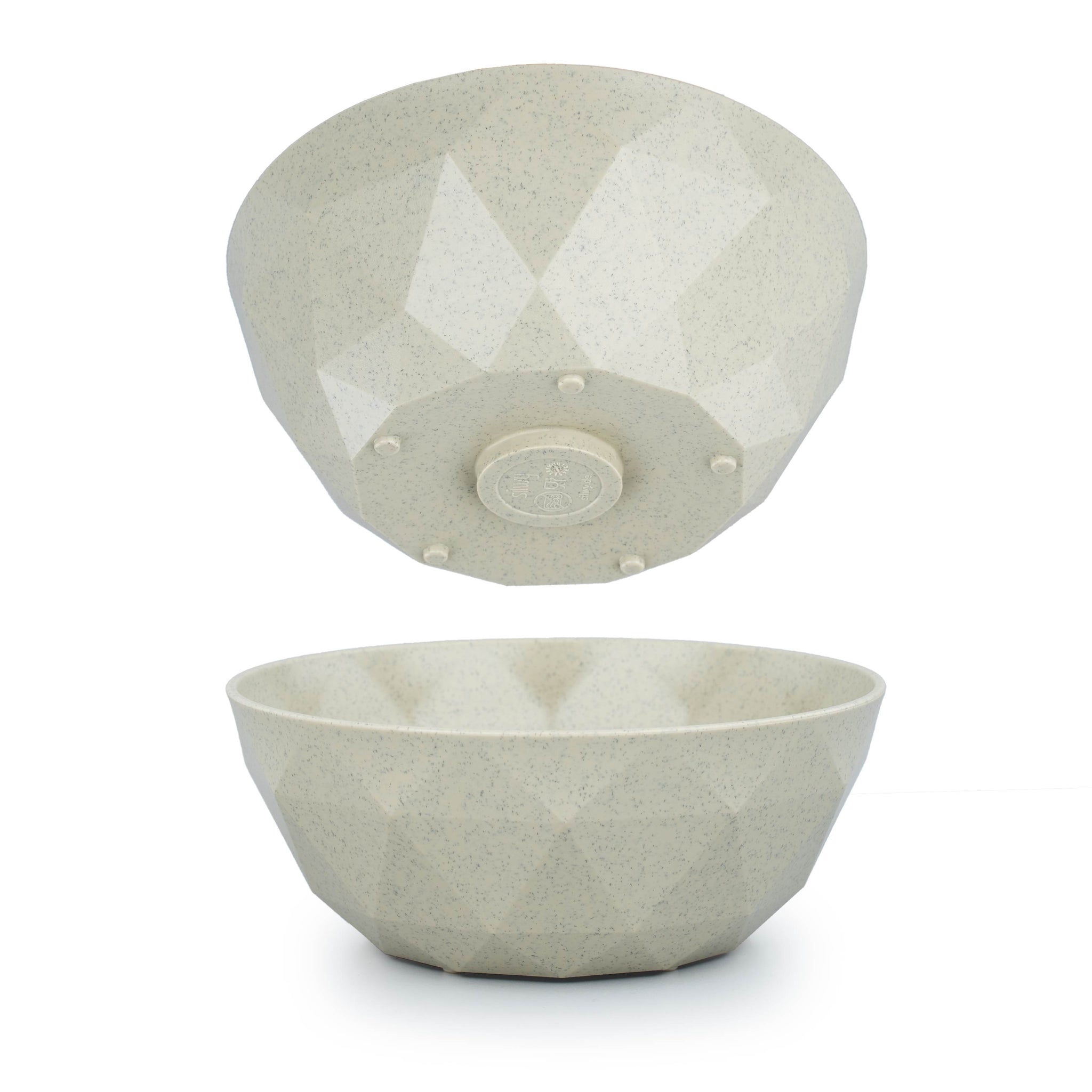 Magnetic plastic bowls SAND ⌀ 16 cm